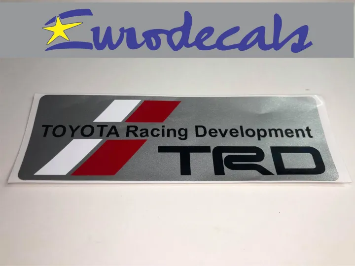 Eurodecals Toyota Racing Development TRD cut out sticker | Lazada PH