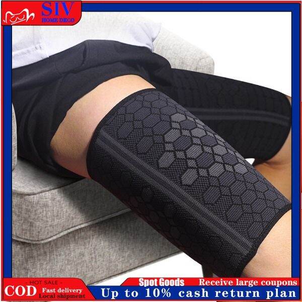 1 PCS Sports Thigh Compression Sleeves Quad and Hamstring Support Upper ...