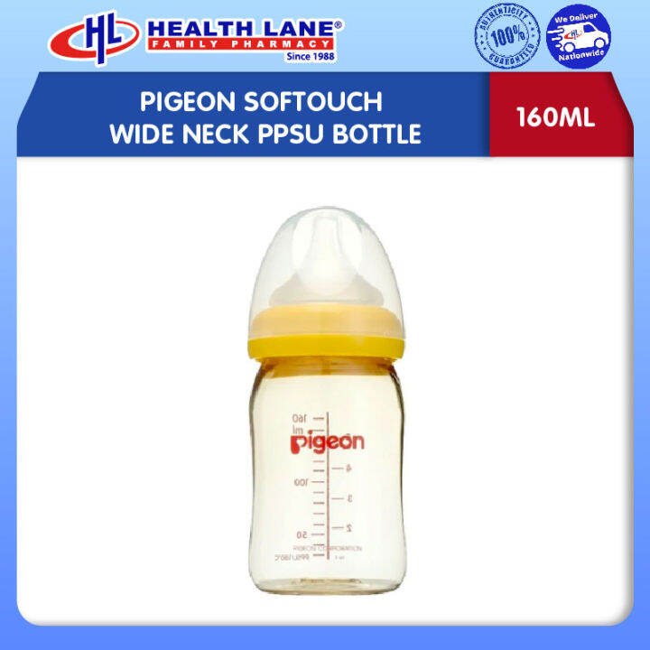 PIGEON SOFTOUCH WIDE NECK PPSU BOTTLE 160ML | Lazada
