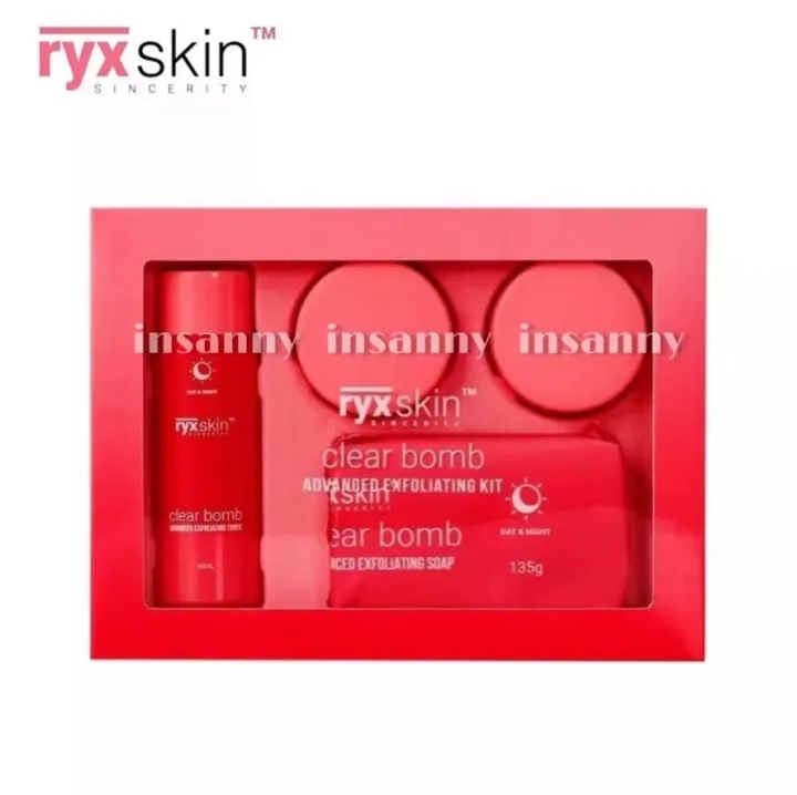 RYX SKINCERITY CLEAR BOMB Advance Exfoliating Kit | Lazada PH
