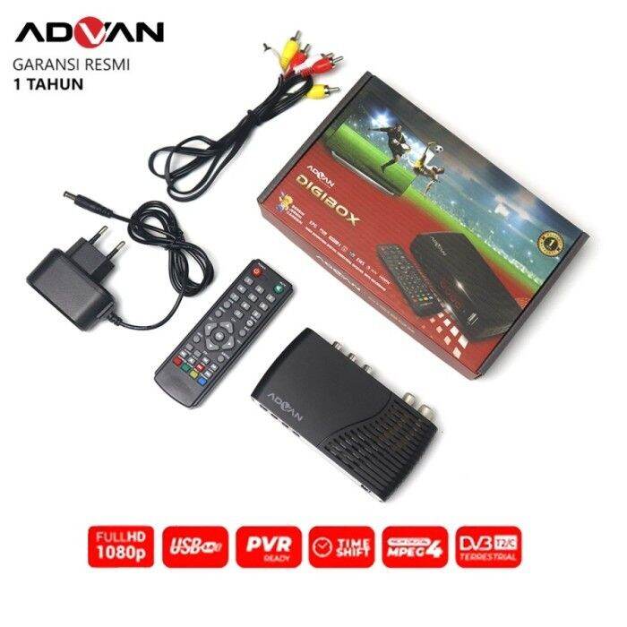 Set Top Box ADVAN DIGIBOX ST01 FHD HDMI RCA - STB DIGIBOX TV Digital ...