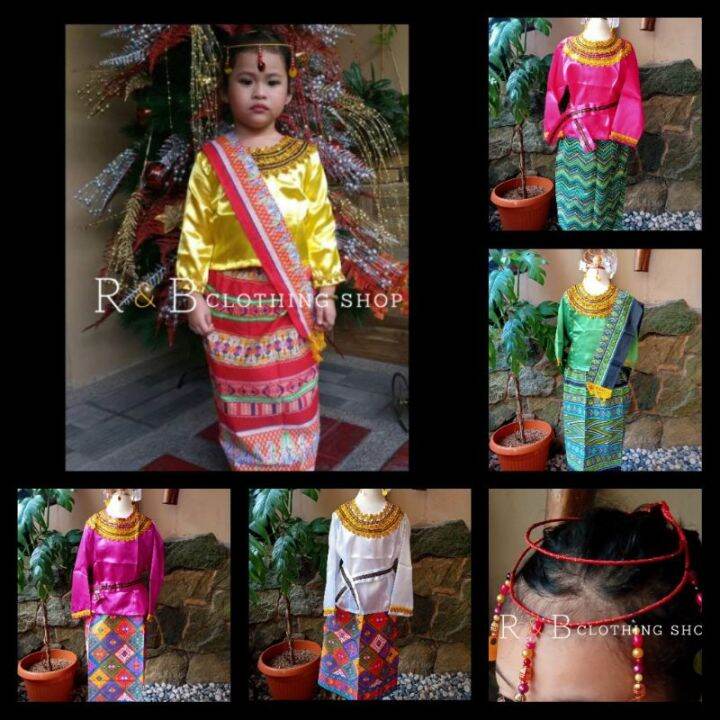 Elegant Muslim Princess ☀️Maranao Costume for kids to teens with ...