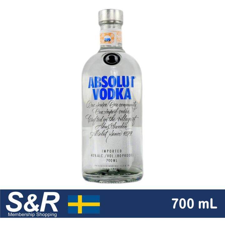 Absolut Blue Vodka 700mL | Lazada PH