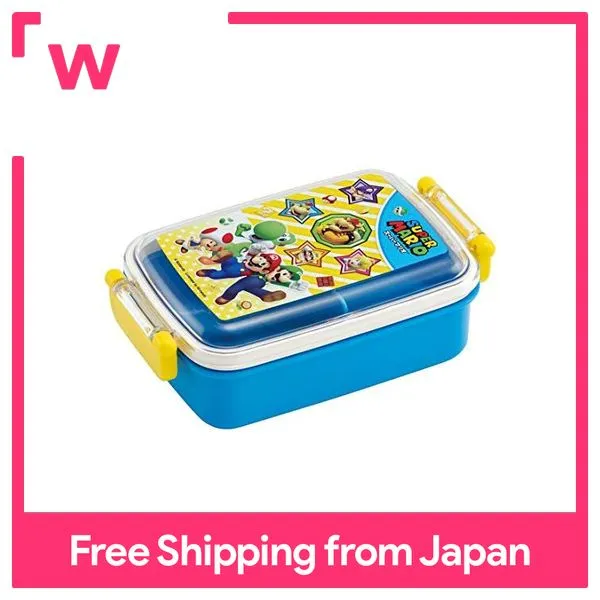 Skater Children's Ag + Antibacterial Lunch Box 450ml Super Mario 21 RBF3ANAG Made in Japan ...
