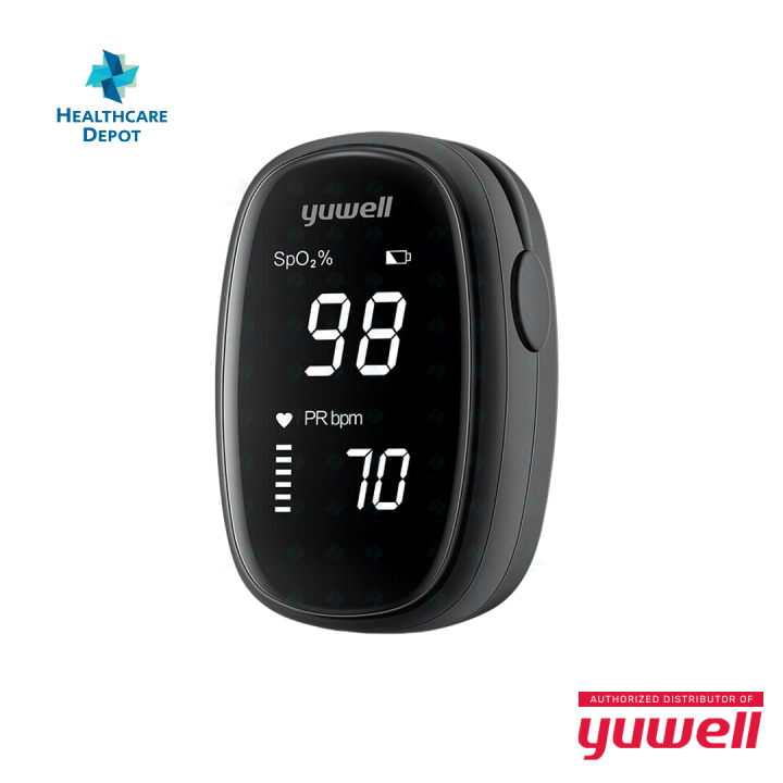 Yuwell Pulse Oximeter with Pulse Rate Display - YX103 Black | Lazada PH