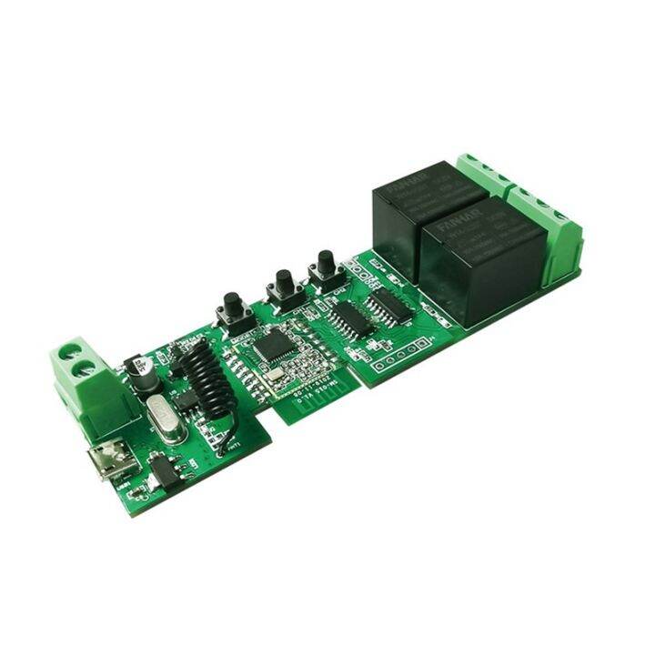 Zigbee for EWeLink Tuya Smart 2CH Switch Module,DC7-24V 2 Channel Relay ...