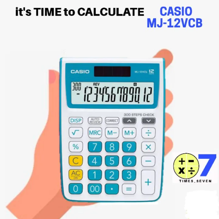 Immediate delivery CASIO MJ-12 VCb BU CHECK CORRECT | Lazada PH