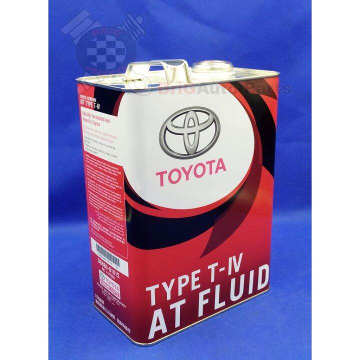 TOYOTA GENUINE ATF TYPE T-1V 4 LITERS AUTOMATIC TRANSMISSION FLUID 08886-81015FZa | Lazada PH