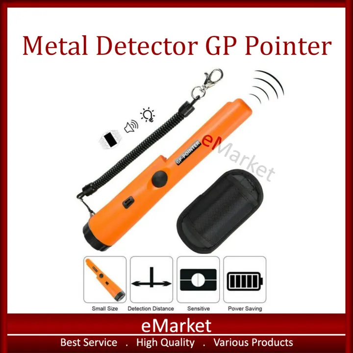 Metal Detector GP Pointer / Underground Pinpointing / Alat Deteksi Logam Metal Emas Perak Tahan ...