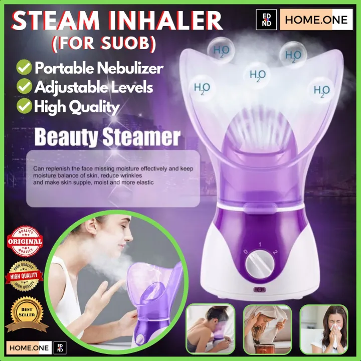 New Steam Inhaler for Suob/Tuob 5 in 1 Facial Steamer Open Pore Salt ...