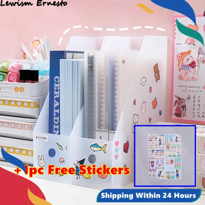 LE Muji Style Pffice Desk Book Stand Student Desk Shelf Bookshelf High ...