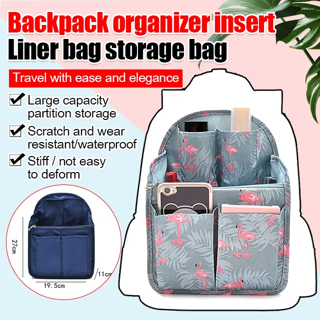 Backpack organizer insert liner bag storage bag | Lazada PH