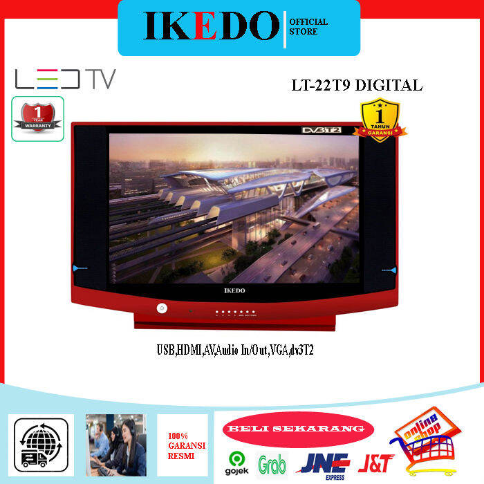 TV LED DIGITAL TABUNG IKEDO LT-22T9 FULL HD DISPLAY MURAH TERBARU ...