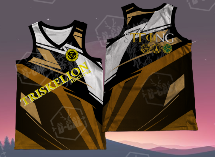 Full Sublimation, Full print, Unisex, SANDO, TRISKELION BROWN 1 | Lazada PH