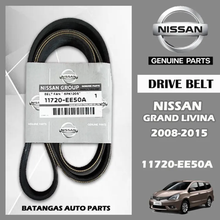 DRIVE BELT NISSAN GRAND LIVINA 2008-2015 NISSAN GENUINE PARTS PN: 11720 ...
