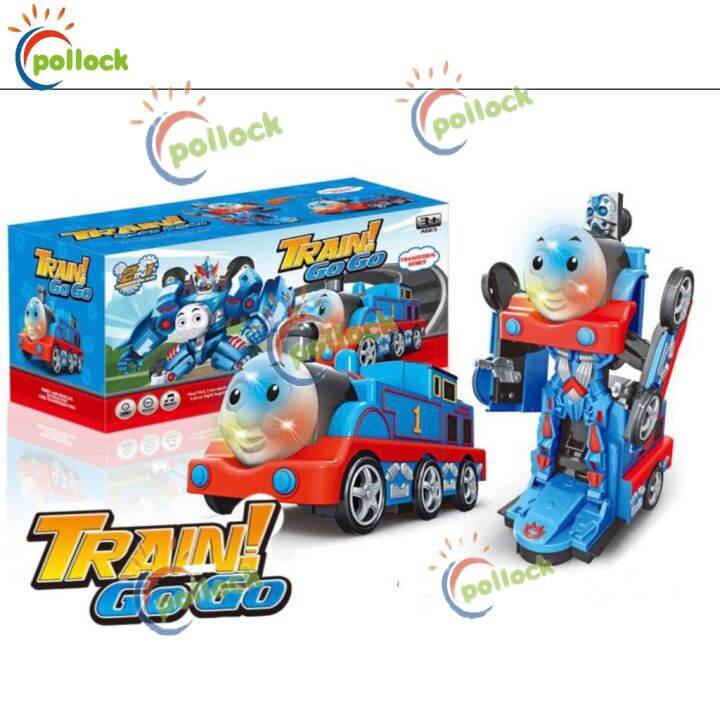 THOMAS TRAIN ROBOT TRANSFORMATION BATTERY OPERATED with light and sound ...