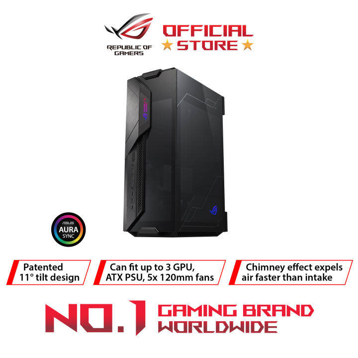 ASUS ROG Z11 Mini-ITX gaming case, Front I/O USB 3.2 Type-C port ...