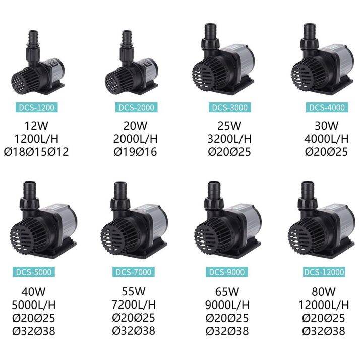 Jebao Jecod DCS Series Aquarium Fish Tank Remote Adjustable Sump Return ...