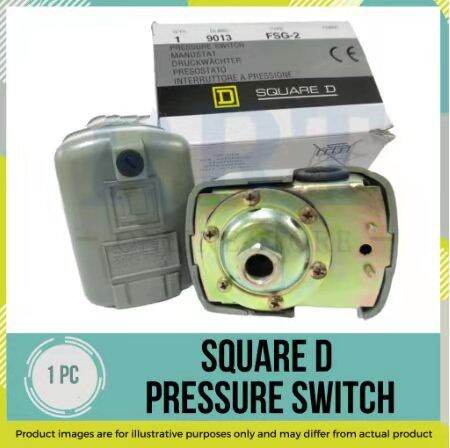 Square D Pressure Switch Class-A Quality 9013 FSG-2 AND [USG] Metek Pressure Gauge (S-02135 ...