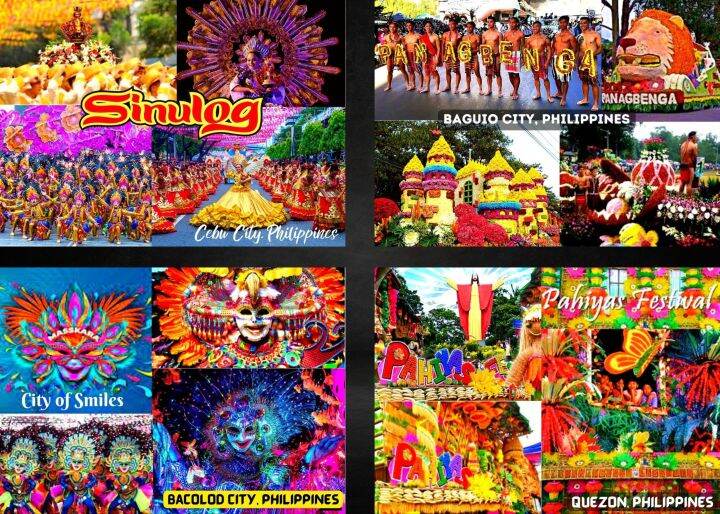 Philippines Festival Design Rubber Ref Magnet Souvenir(Cebu,Baguio ...