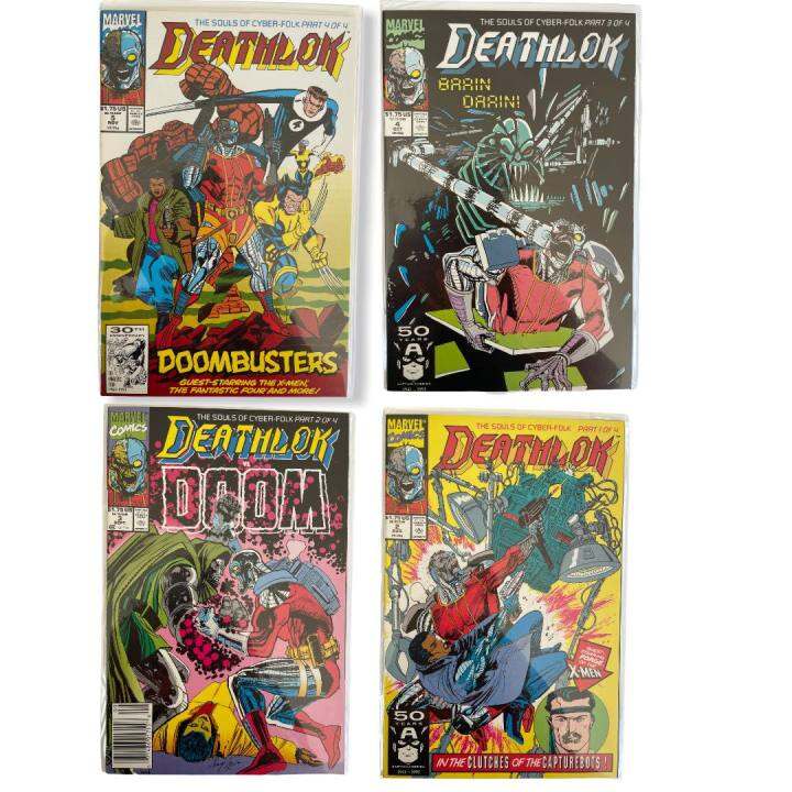 Deathlok 2 to 5 Complete Set The Souls of Cyber-Folk Marve l Comic Book ...