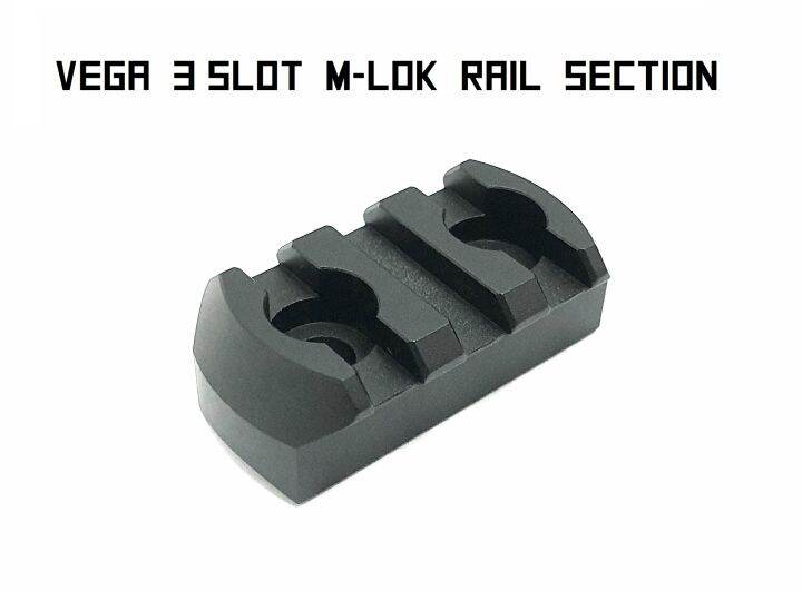 VEGA Aluminum 3 Slot M-LOK Rail Section for Carbon Fiber Handguard ...