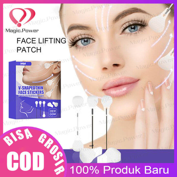 40Pcs Stiker Wajah Anti Kerut/Sticker Garis Wajah Untuk Wajah Mata dan ...