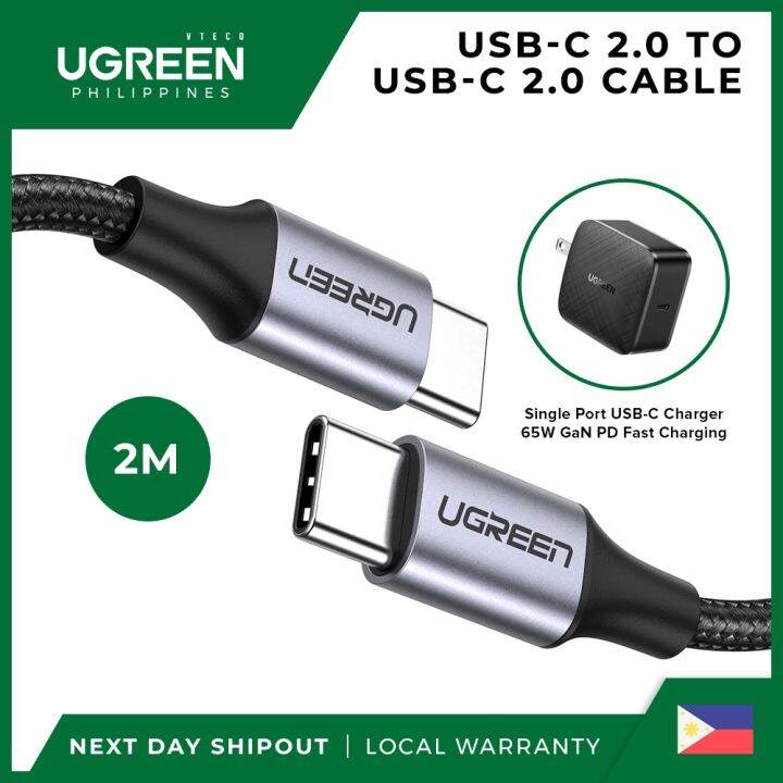 UGREEN 60W USB-C 2.0 to USB-C 2.0 3A Data Cable Bundles - PH | Lazada PH