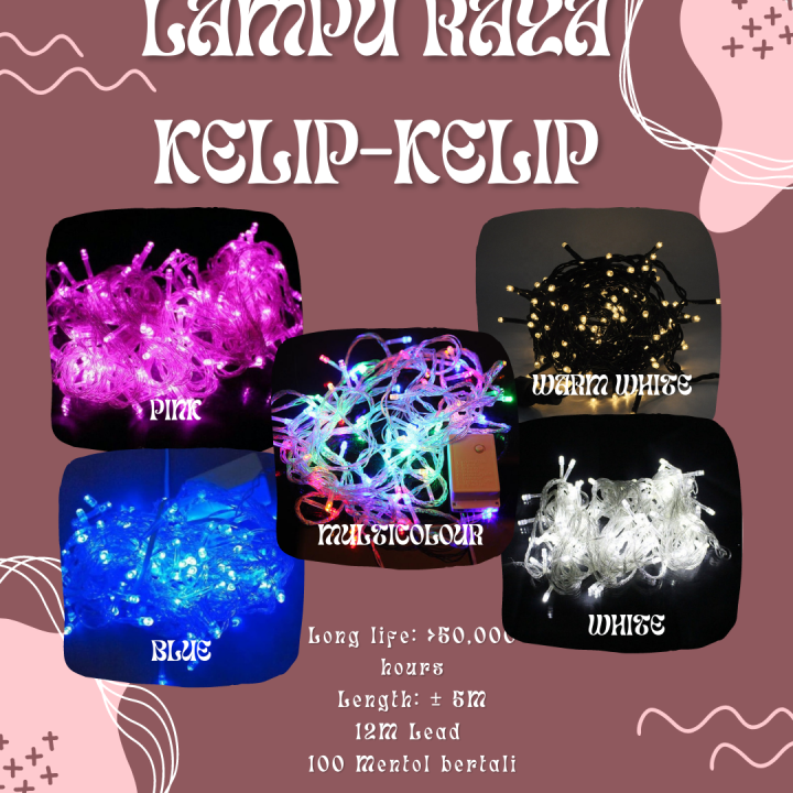 Lampu Raya LED Meriah Lip Lap | Lazada