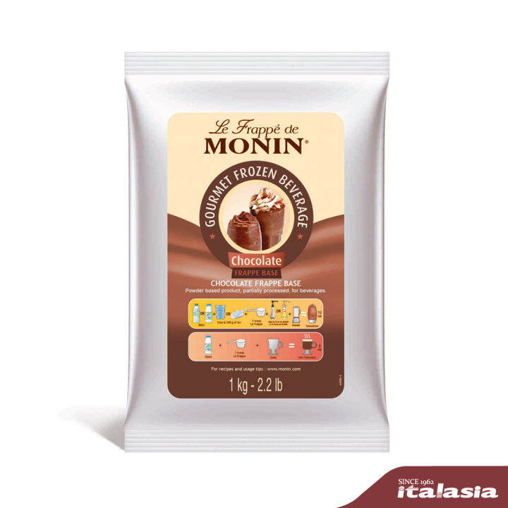 MONIN Chocolate Frappe Powder | ผงปั่น กลิ่นช็อคโกแลต | Lazada.co.th