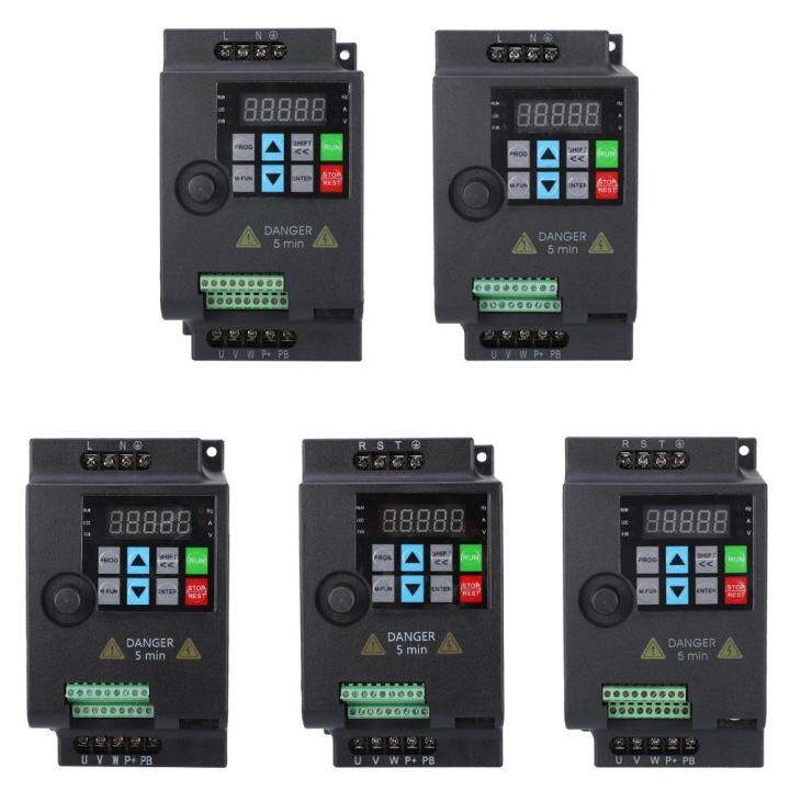 SKI780 Mini VFD Variable Frequency Converter Inverter for Motor 220V/380V 0.75/1.5/2.2KW step up ...