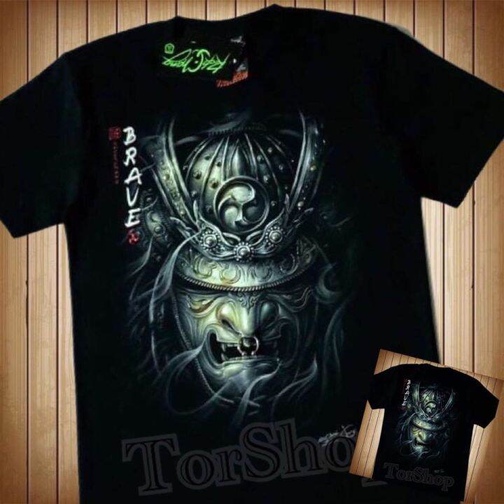 ROCK CHANG T-Shirt 3D - 4D งานจิว ลายมังกรคาบูกิ HD เสื้อเรืองแสง (ไซส์ ...