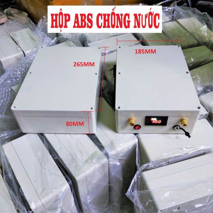 Hộp nhựa ABS Chống nước (Loại dày, cứng) Làm vỏ bình pin hoặc hộp máy điện tử siêu bền đẹp. Kích ...