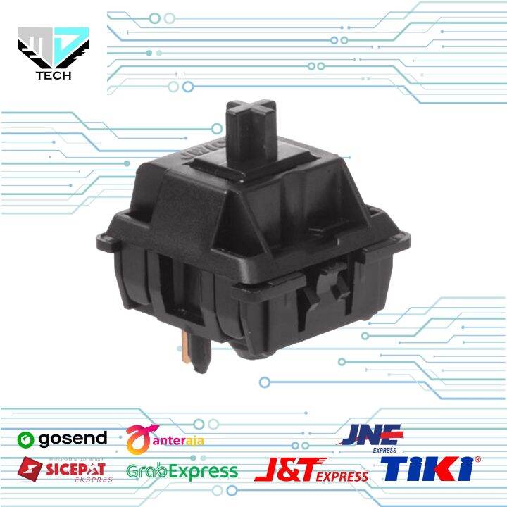JWK Jwick Black Mechanical Switch Keyboard Linear Stock or Lubed ...