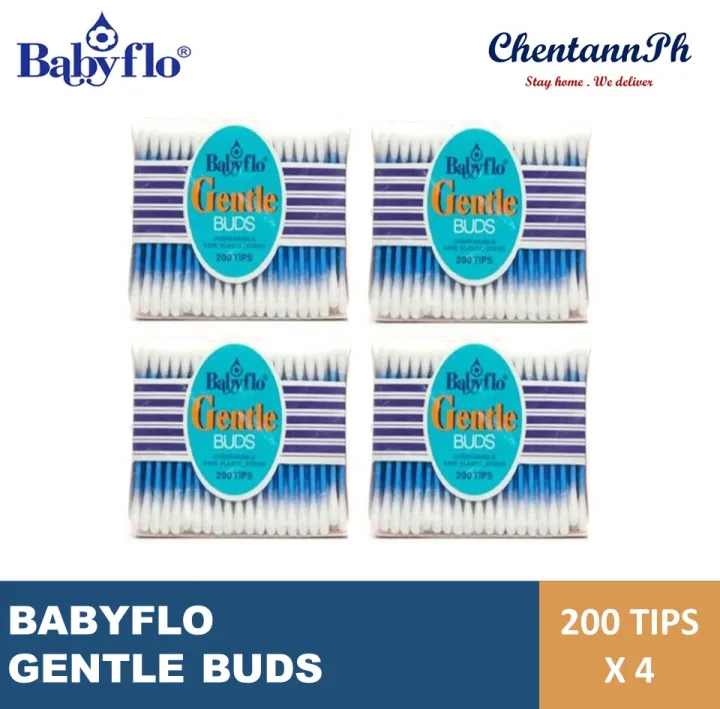BABYFLO Gentle Buds Plastic 200 pieces (ANY COLOR) - PACK OF 4 | Lazada PH