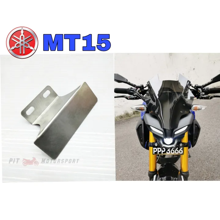 Front Number Plate Holder Yamaha MT15 Bracket Plate STAINLESS STEEL MT ...
