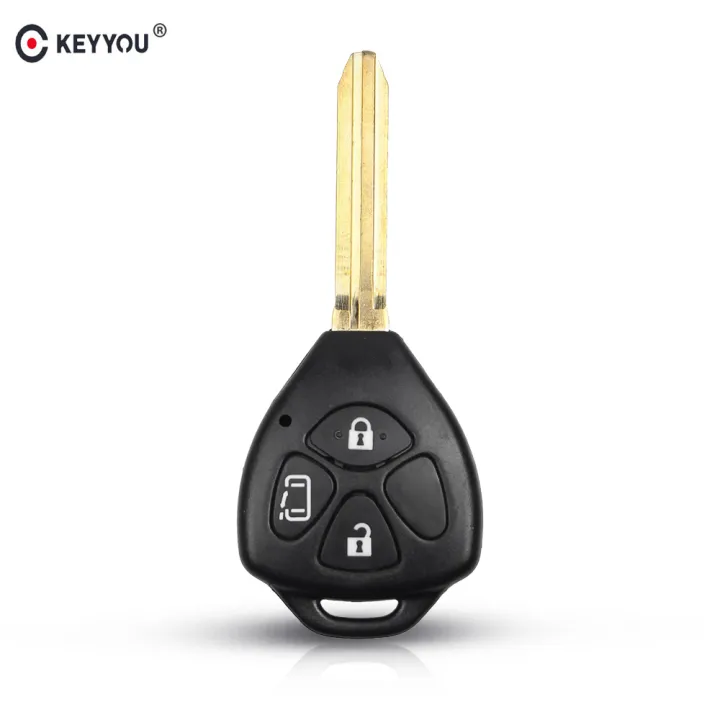3 Buttons Key Case Fob For Toyota Corolla Alphard Camry TOY43 | Lazada PH