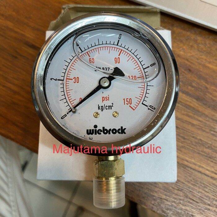 PRESSURE GAUGE 0-10 BAR 2,5 INCH STAINLESS - 1 bar | Lazada Indonesia