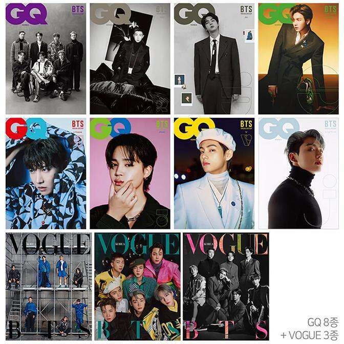 BTS GQ x Vogue January 2022 Issue | Lazada PH