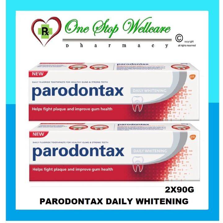 PARODONTAX ORIGINAL / HERBAL/ DAILY WHITENING 90G / 2X90G | Lazada