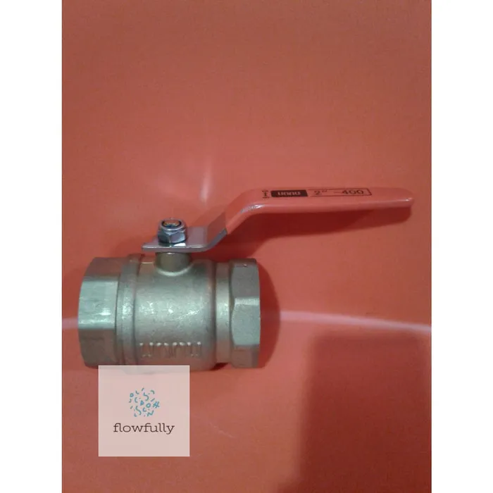BALL VALVE KUNINGAN 2 inch UNNU STOP KRAN ENGKOL | Lazada Indonesia