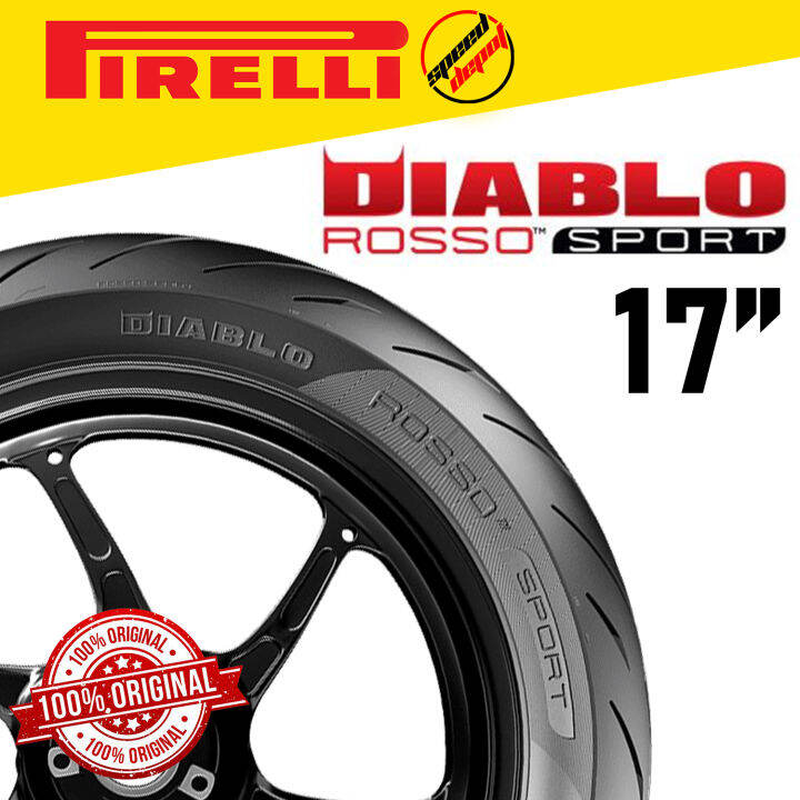 PIRELLI DIABLO™ ROSSO SPORT 17" [3 SIZES AVAILABLE] | Diablo Rosso | Original | Speed Depot ...