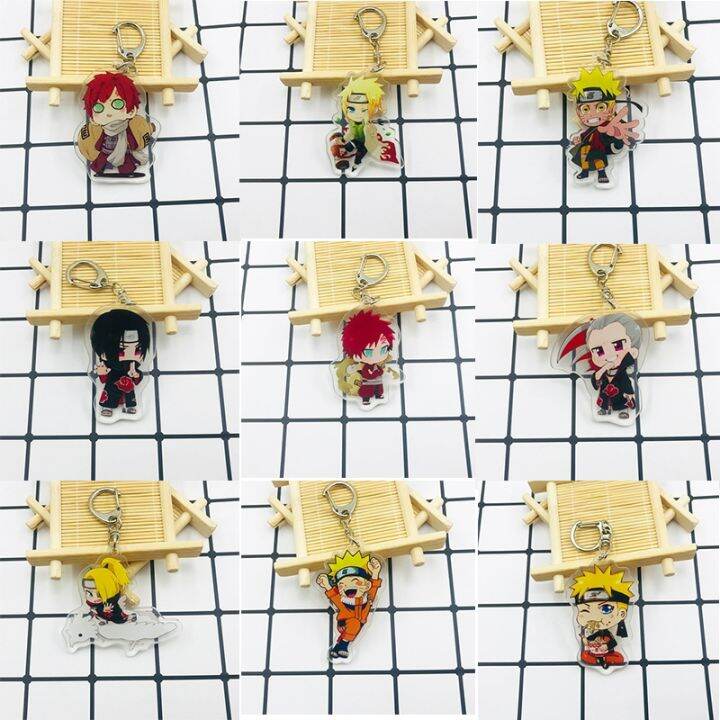 【HOT】 Keychains Q Version Characters Cartoon Side Chain Keyring Kid ...