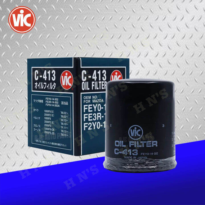 Vic Oil Filter C-413 for Mazda 323 Astina / Mazda 626 / CX-5 / CX-3 ...