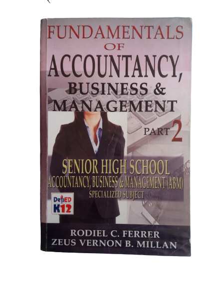 Fundamentals of Accountancy, Business Management (Part 2) | Lazada PH