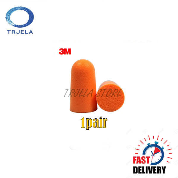 3M 1100 Bullet Type Foam Earplugs Anti-noise Sleeping (Orange) | Lazada PH