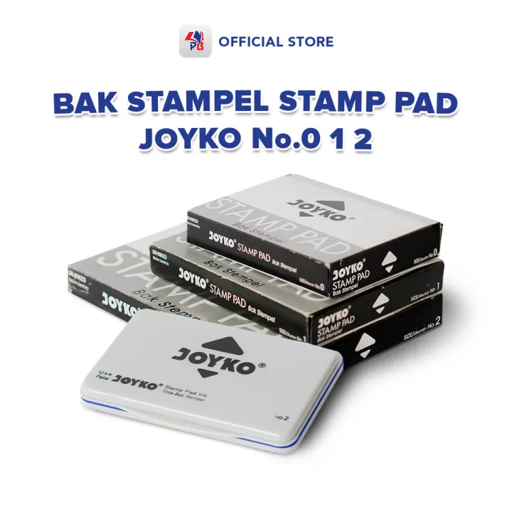 Bak Stempel Joyko Bantalan Stempel No 0 1 2 Stamp Pad Tempat Tinta ...