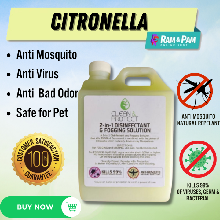 Citronella Mosquito Repellant, Mosquito Killer Solution, Fogging ...