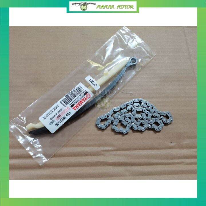 Timing chain 2x3 TENSIONER GUIDE SET96L Yamaha LC135 /FZ150 /Y15ZR /Y15 ...