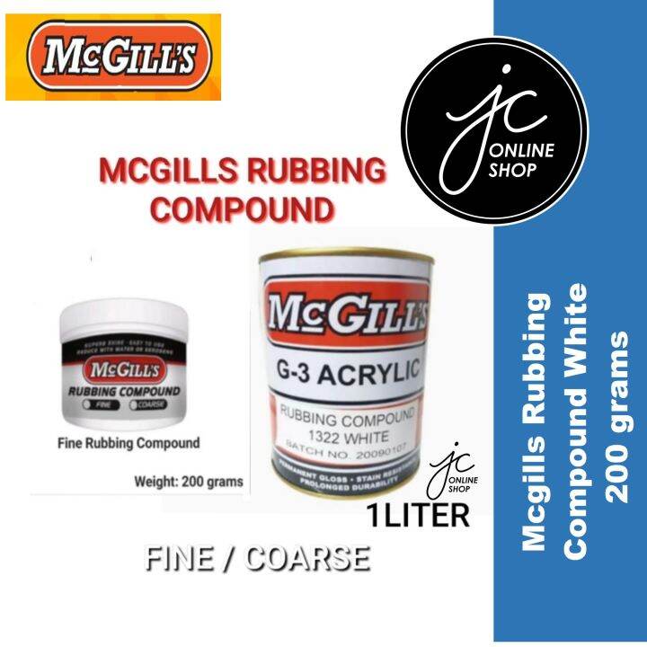 McGills Rubbing Compound, 200g | Lazada PH